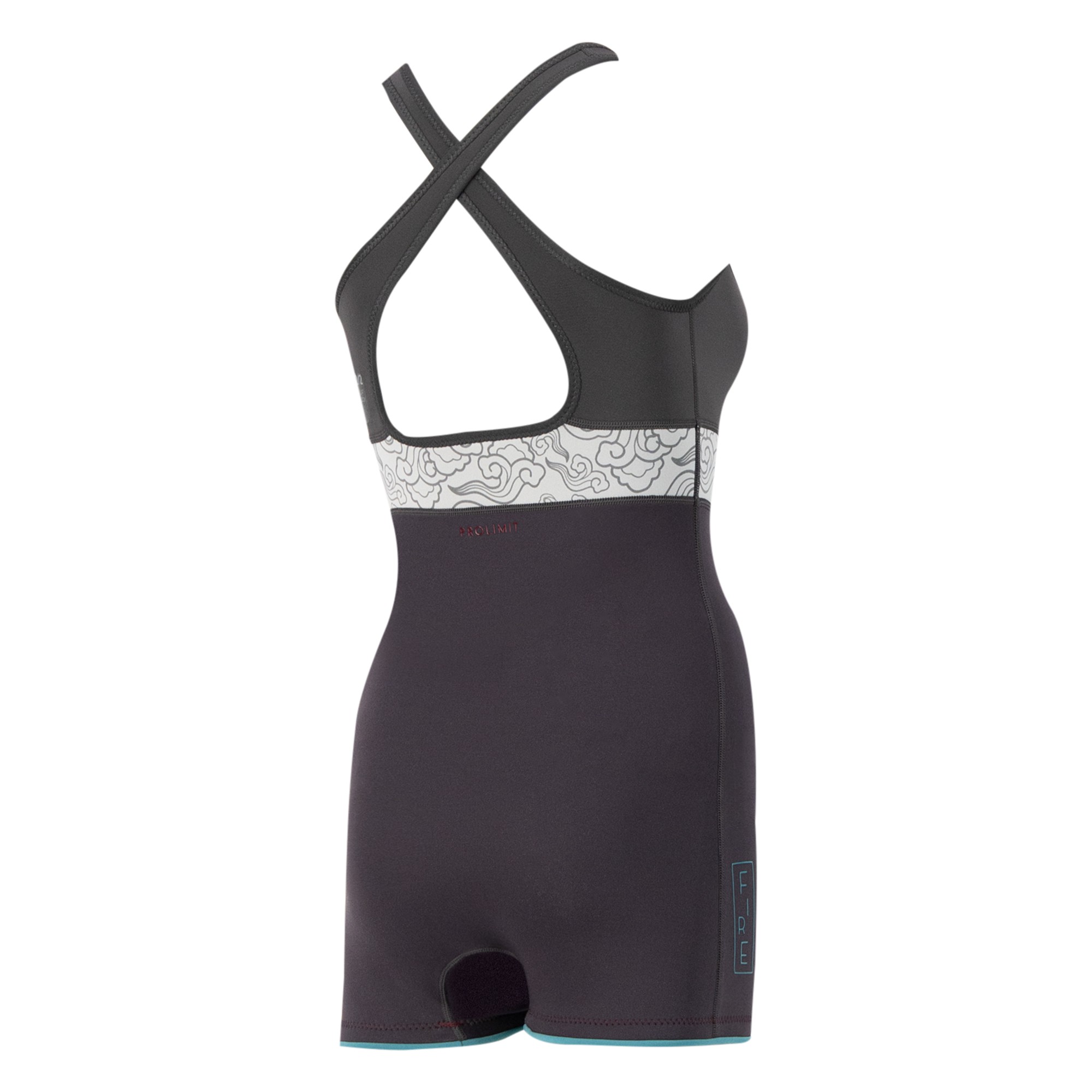 Prolimit Fire Swimsuit 2/2 (Dl) '19 Black / Ivory | Surfshop 24 online ...